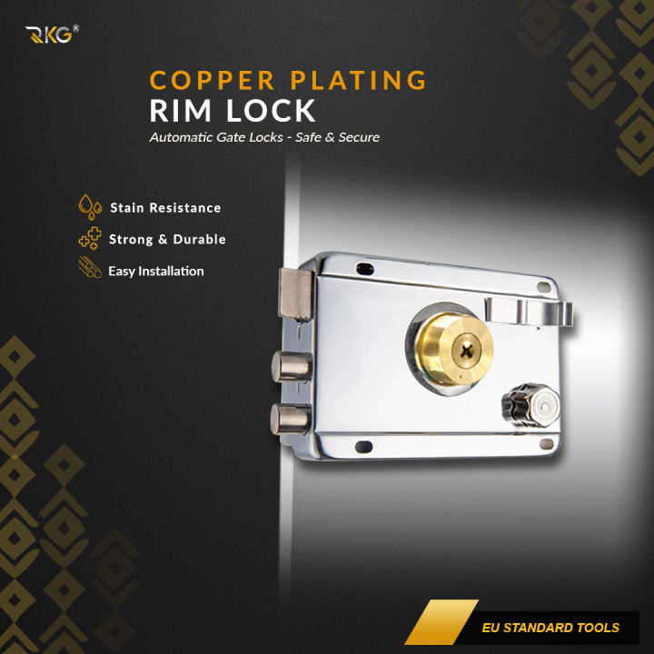 Kunci Pintu Gerbang Otomatis Gate Locks AlumInium Silver | Lazada Indonesia