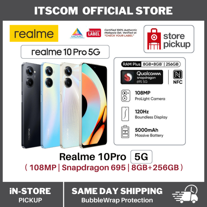Realme 10Pro Series 5G Curved Display | 12GB+256GB & 12+512GB | 120Hz ...