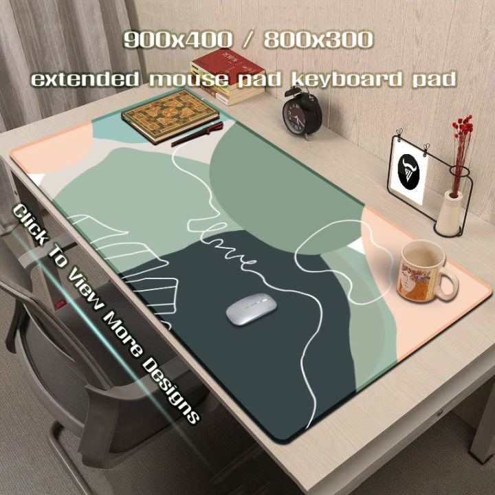 Morandi Mousepad Extended MousePads Gaming Mouse Pad 900X400x300 Desk ...