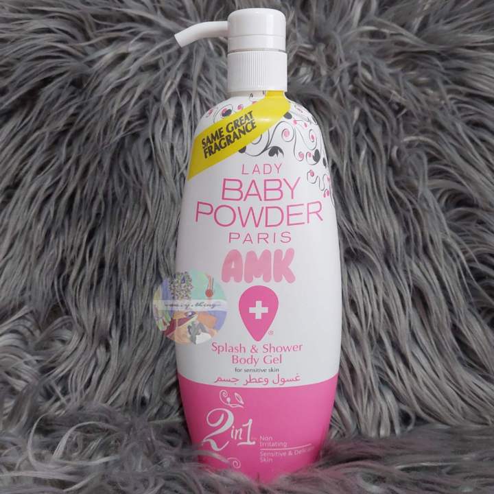 PINK LADY BABY POWDER PARIS AMK BODY GEL 800ML (BB:2028) | Lazada PH