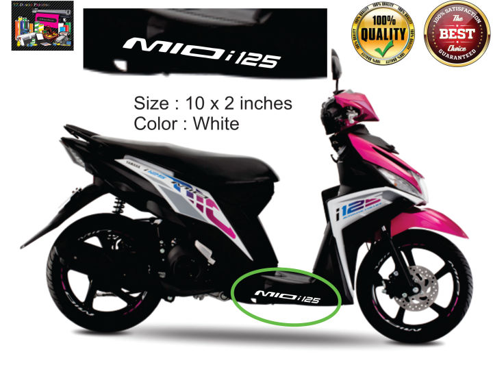 MIO i 125 Vinyl Sticker (Code - A2), Size : 10 inches length | Lazada PH