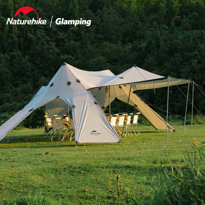 Nuoke Yungai Tower A is painted with silver canopy, living room tent ...