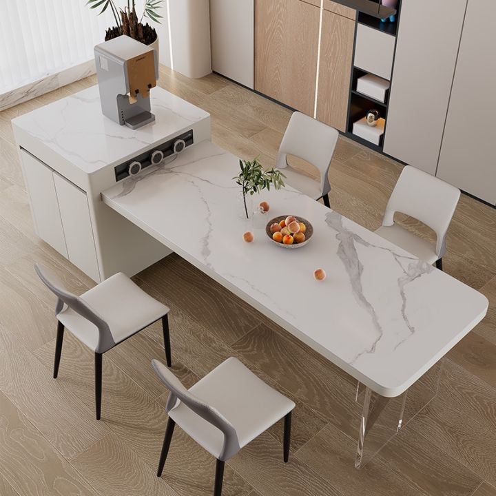 Rock Plate Island Table and Dining Table Integrated Scalable Home Open ...