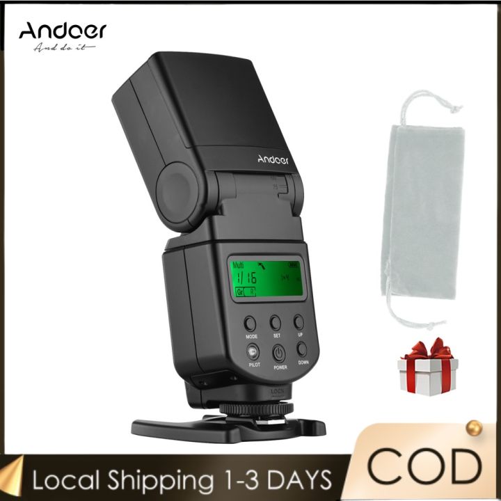 Andoer Universal Flash Speedlite GN40 Adjustable LED Fill Light On ...