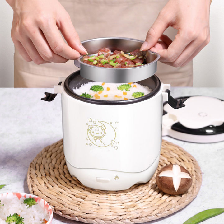【Philippines Plug Extra】1L Mini Rice Cooker with Steamer | Lazada PH