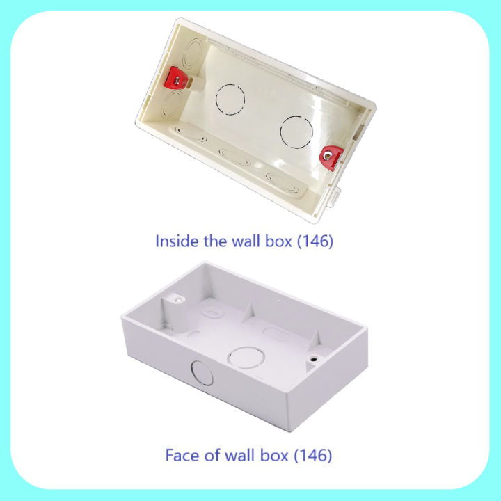 LSG Wall Switch Box And Wall Socket Box, Utility box 146mm Type PVC ...