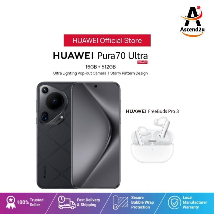 [HUAWEI MY] - Huawei Pura 70 Ultra 16GB+512GB | Ultra Lighting Pop-out ...
