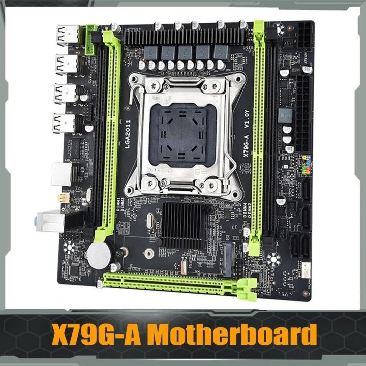 X79G-A Desktop Motherboard 4 SATA 2.0 Ports LGA 2011 Micro ATX ...