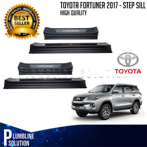 Side Step Sill for Toyota Fortuner 2016 2017 2018 2019 2020 2021 2022 ...