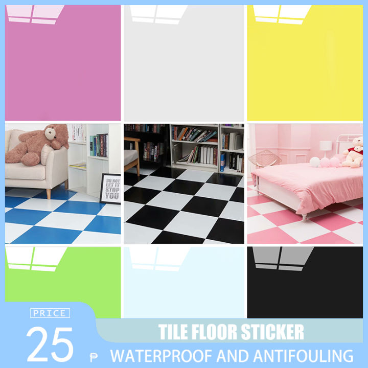 carpet floor mat sticker 30x30cm SXP Self Adhesive Vinyl Floor Sticker ...