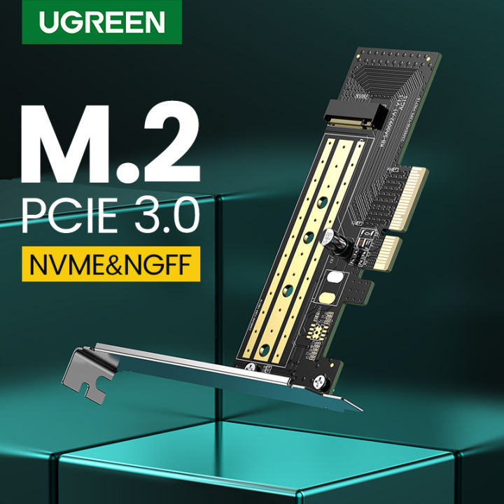 Ugreen อะแดปเตอร์ การ์ด Ssd จาก Pcie เป็น M2 Nvme M 2 Pci Express Adapter 32gbps Pci E Card X4 8