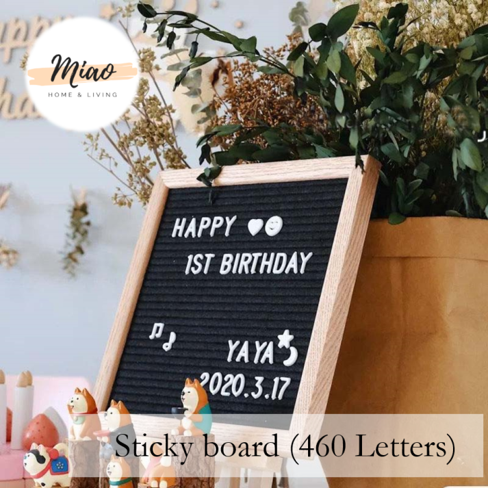 Wooden Frame Message Boards Changeable Felt Alphabet Letter Board ...