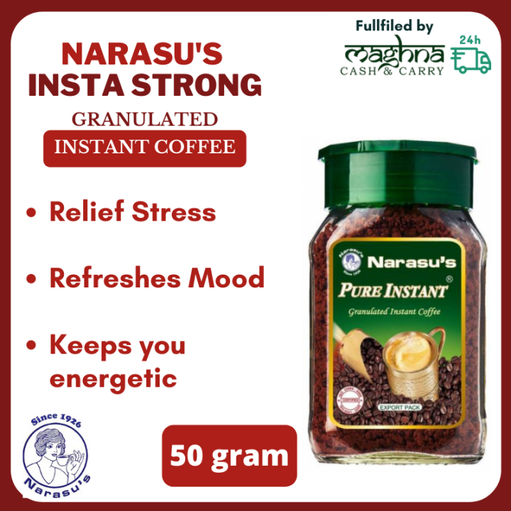 Narasu's Pure Instant Granulated Instant Coffee 50g | Lazada