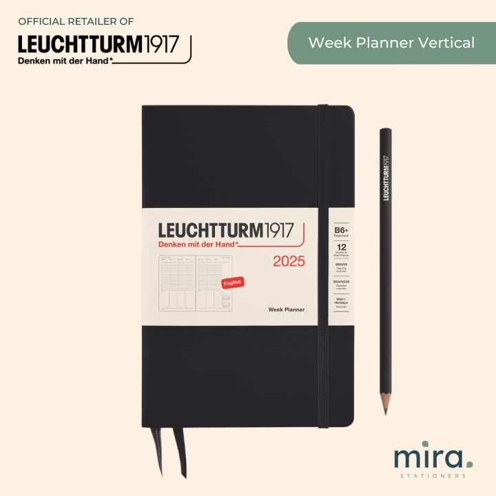 Leuchtturm1917 - 2025 Week Planner Vertical Hardcover Leuchtturm ...