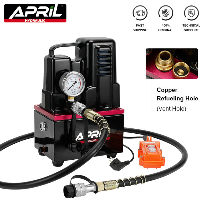 New April Hydraulic Pump 1.2K-W High-Vo-ltage Electric Pump Manual/foot ...
