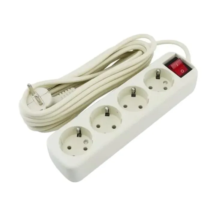 Terminal 4 Port asli kuningan Colokan listrik 4 lubang 1.5/3meter SNI ...