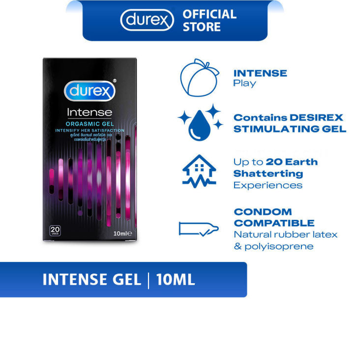 Durex Intense Orgasmic Gel Lube For Women (10ml) | Lazada