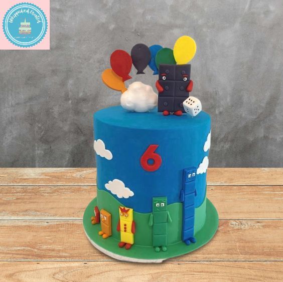 NumberBlock Theme Birthday Cake / Children Birthday Cake / Number Block ...