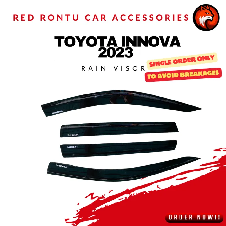 TOYOTA INNOVA 2023-2024 Rain Visor | Lazada PH