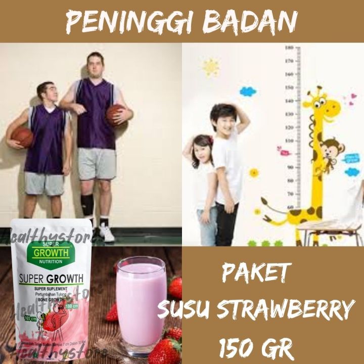 SUPER GROWTH SUSU SETROBERI 15 HARI– Peninggi Badan Terlaris, Susu ...