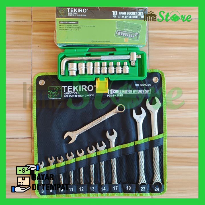 Paket Tekiro Kunci Sok Set Tekiro 8-24mm Ring Pas Set Tekiro 8-24mm ...