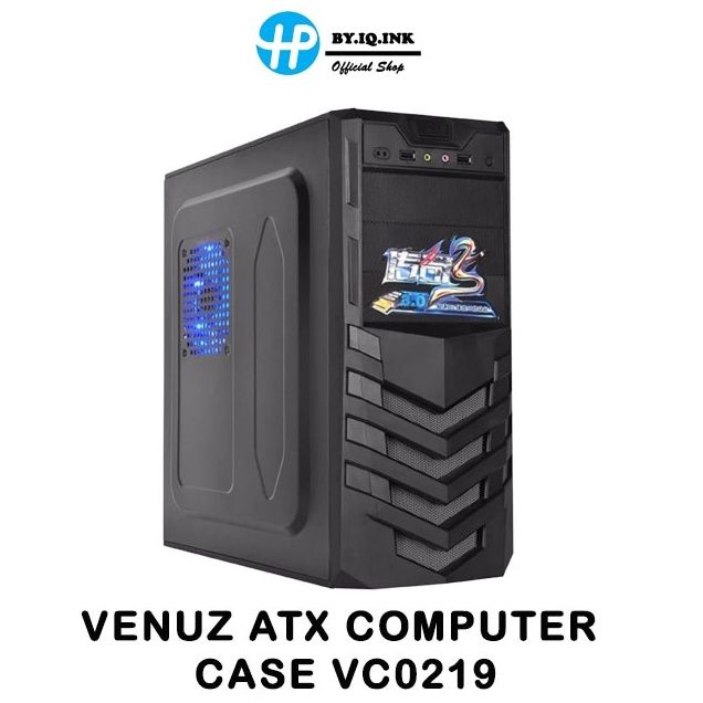 VENUZ ATX Computer Case VC0219/VC0218 - Black | Lazada.co.th