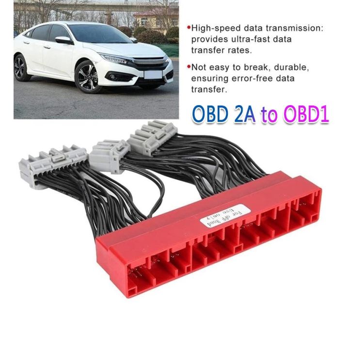 Car Harness Adapter OBD2A to OBD1 ECU Jumper Conversion for Honda Civic ...