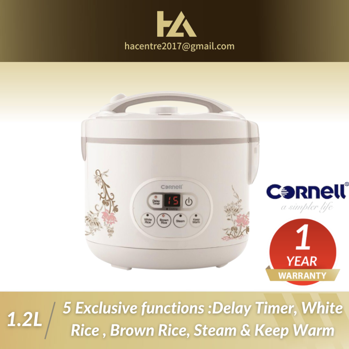 Cornell 1.2L Jar Rice Cooker CRCJP122D | Lazada