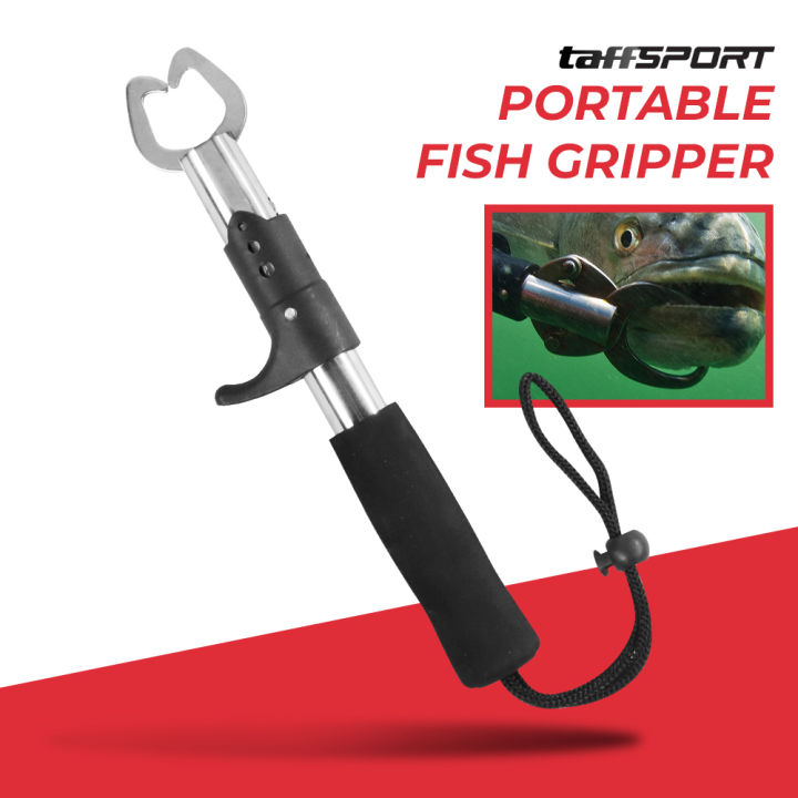 COD Alat Pencapit Mulut Ikan Portable Stainless Steel Fishing Gripper ...