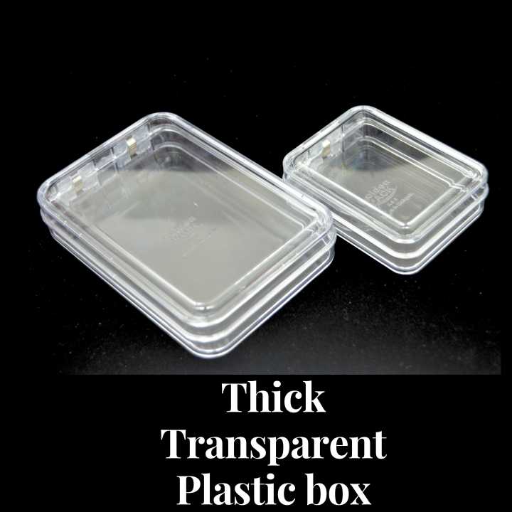 Transparent Plastic Box for Storage, Thick and Strong | Lazada