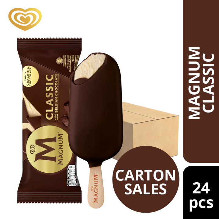[CARTON SALES] Magnum Classic Ice Creams (24pcs) | Lazada