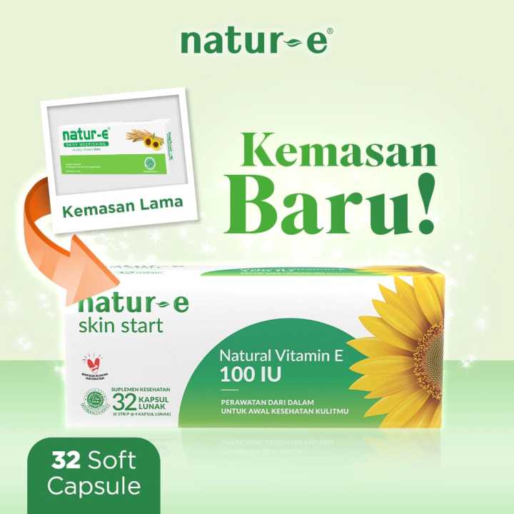 NATUR-E KAPSUL VITAMIN E 100 IU ORIGINAL 100% | Lazada Indonesia