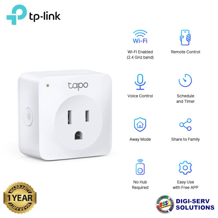 TP-Link Tapo P100 Mini Smart Wi-Fi Socket | Lazada PH