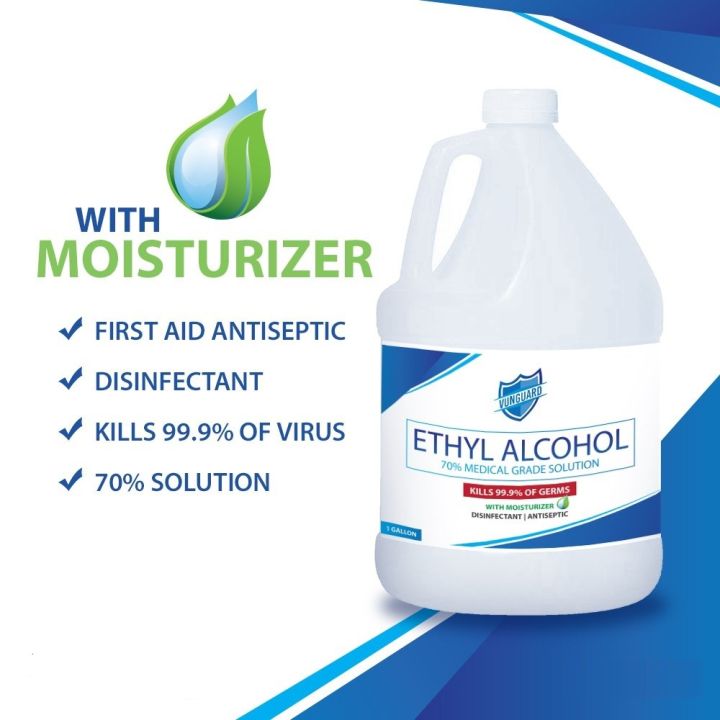 70% ETHYL ALCOHOL DISINFECTANT ANTISEPTIC 1 GALLON ONLY | Lazada PH