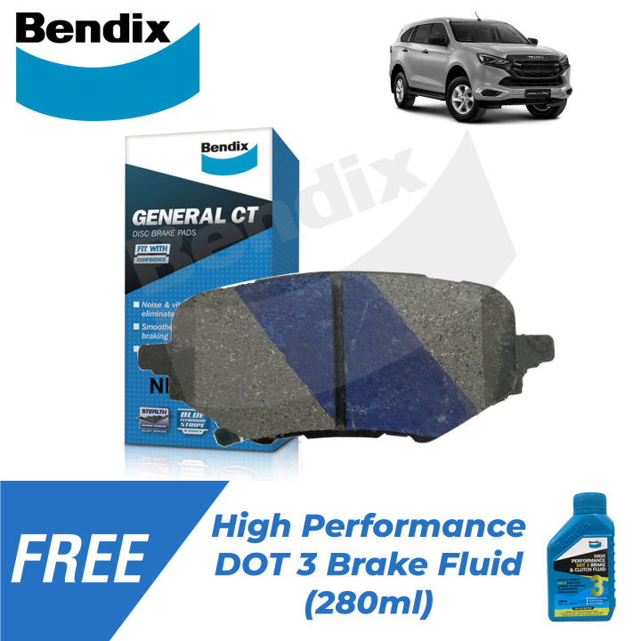 Bendix Brake Pads GCT DB2608 Rear Set for Isuzu MU-X 2021-2024 | Lazada PH