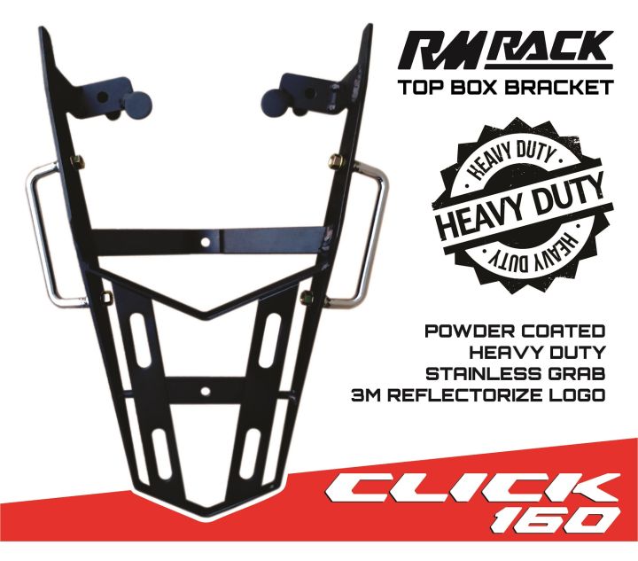 Click 160 Rm Rack Heavy Duty Top Box Bracket | Lazada PH
