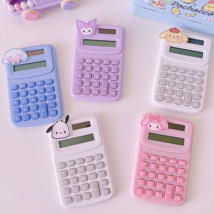 Cartoon Cute Calculator Sanrio My Melody Kuromi Cinnamoroll Fashion ...