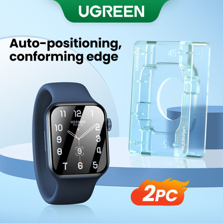 UGREEN 2Pcs 41mm 45mm Soft Screen Protector Bubble for Apple Watch ...