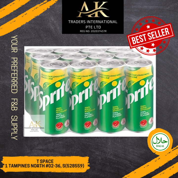 SPRITE 12 TINS (1 CARTON) | Lazada Singapore