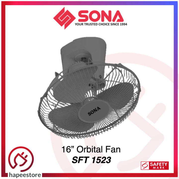 Sona 16 Inch Orbit Cycle Ceiling Mounted Auto Fan - SFT1523 SFT 1523 ...