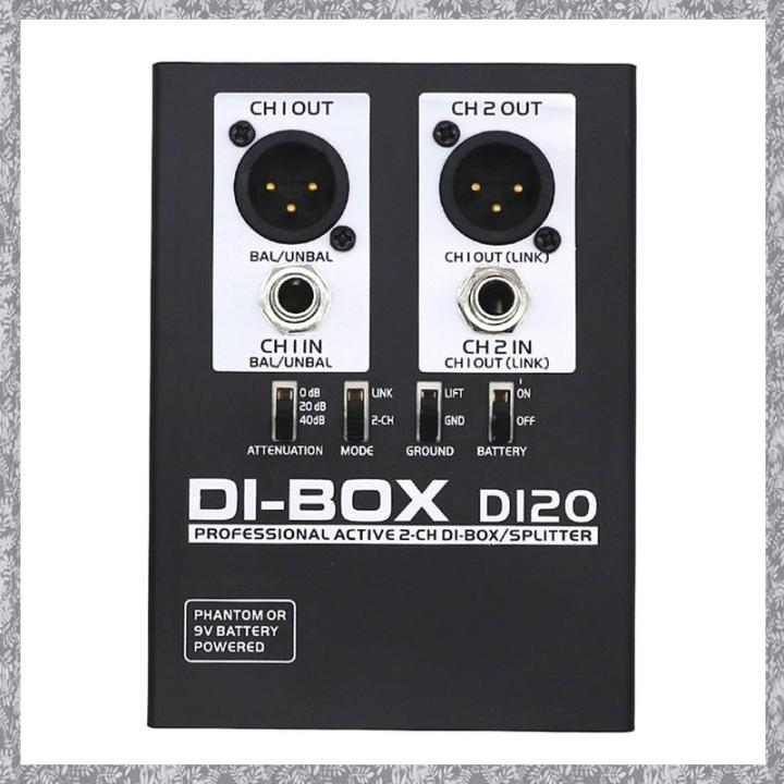 Audio Active DI BOX Direct Injection Box Professional DIRECT BOX Low ...