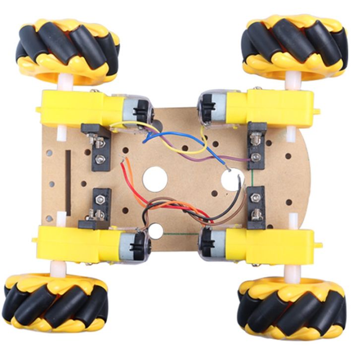Smart Robot Car Kit Acrylic Chassis with 4WD Mecanum Wheels Suitable ...