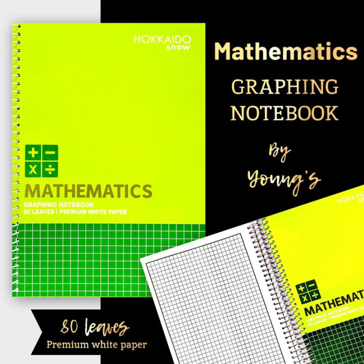Math Notebook Graphing Notebook 80 leaves | Lazada PH