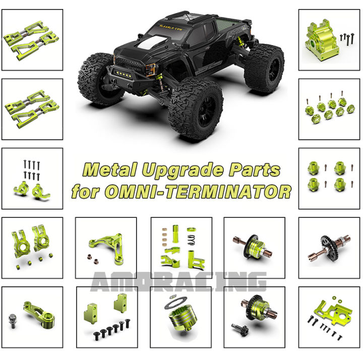RLAARLO Metal Upgrade Parts for OMNI-TERMINATOR 1/10 RC Model Car ...