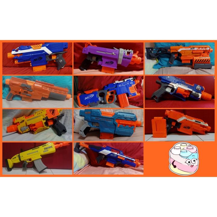 NERF Automatic Blasters Battery-operated Full-Auto Semi-Auto shooting ...