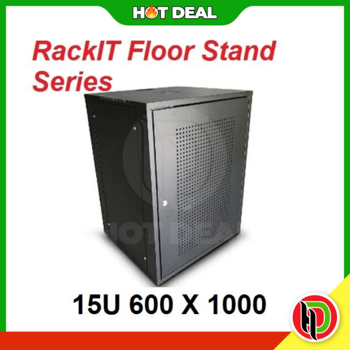 Hotdeal RackIT 19" 15U 600x1000 Floor Stand Server Rack - 19" RackIT ...