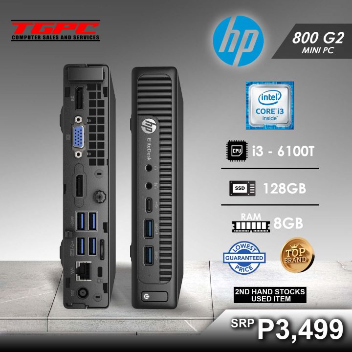 HP EliteDesk 800 35W G2 Desktop Mini PC i5-6500T / i3-6100T PRELOVED ...