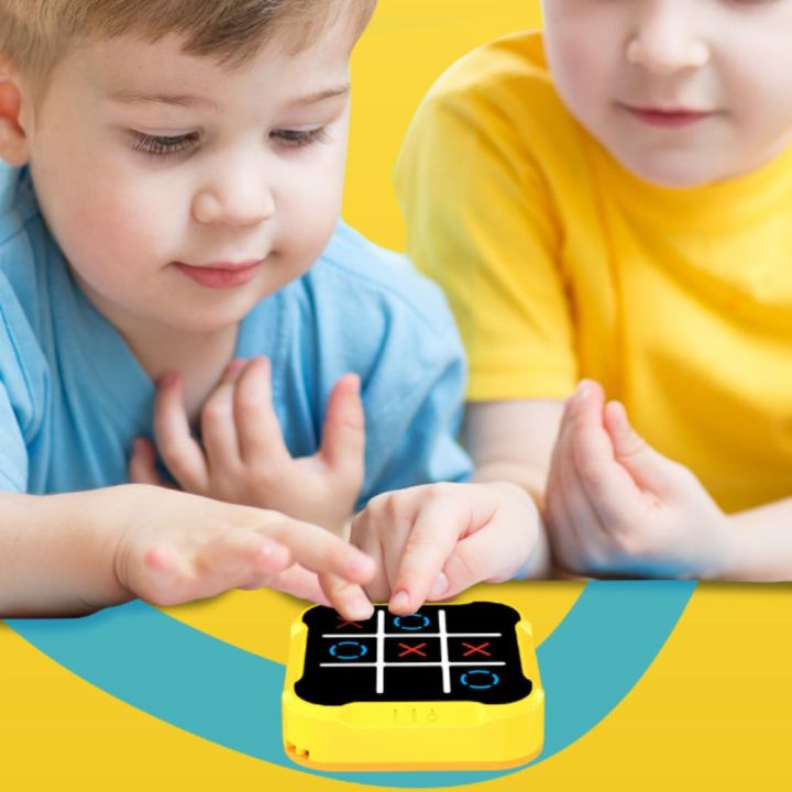 GLOWLITE 3-in-1 TIC-TAC-TOE Electric Educational Handheld Bolt Game ...
