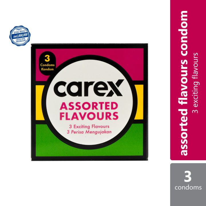 Alpro Pharmacy Carex Assorted Flavour Condom 3s | condam for man / 安全套 ...