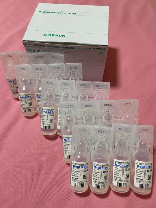 BRAUN Disinfectant Sodium Chloride 0.9% Solution miniplasco injection ...